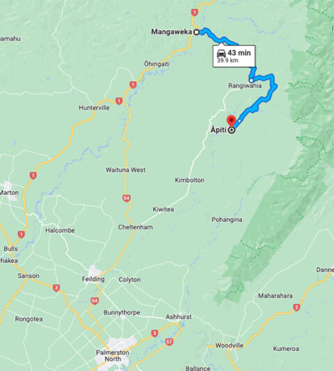 Manawatū Scenic Route | Manawatū & Palmerston North